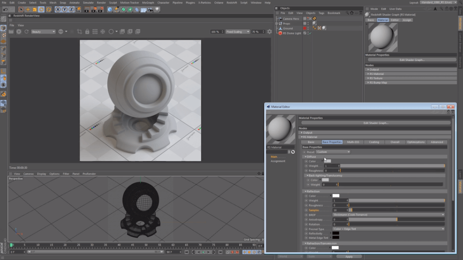 Cinema 4D版 Redshiftトレーニング、Guide to Redshiftレビュー | C3D